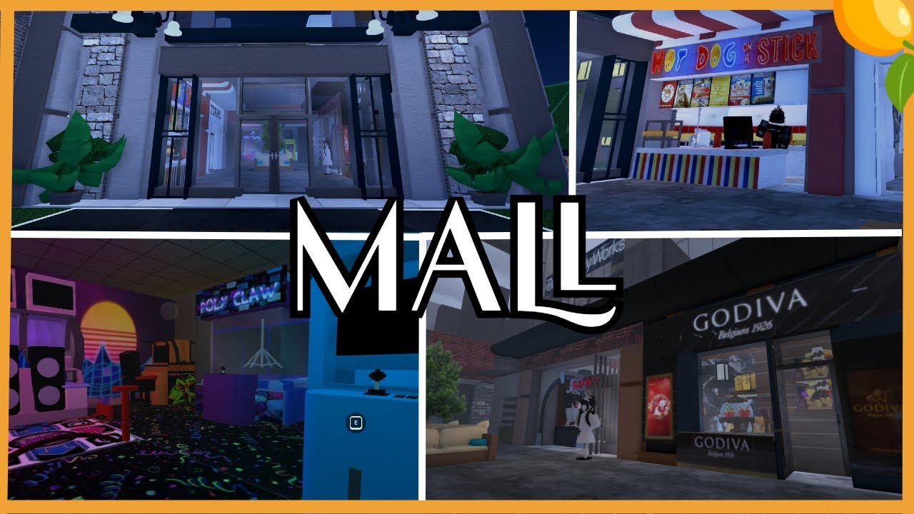 Newest Mega Build! (Mall) Roblox Pizza Place - YouTube