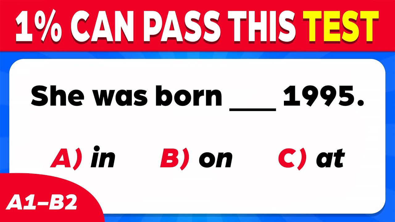 Live English Quiz Challenge – Test Your Grammar & Vocabulary! - YouTube