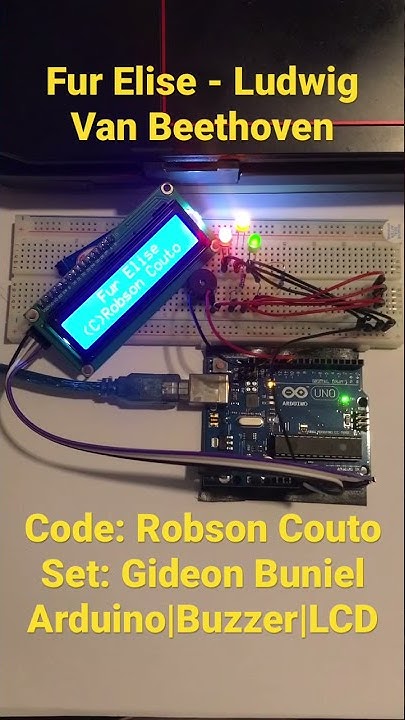 Fur Elise - Ludwig Van Beethoven on Arduino Uno, Buzzer, and 16x2 LCD #Shorts #Arduino #FurElise ...