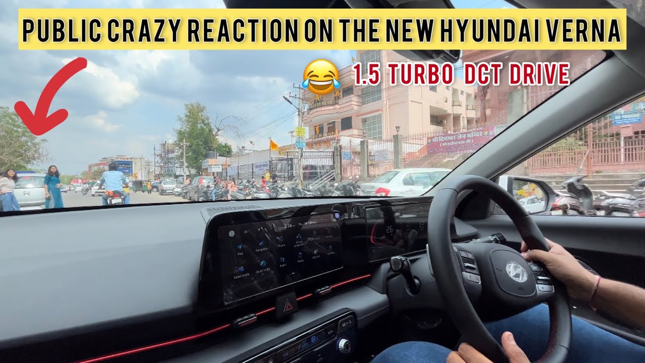 Girls shocking reaction on the new Verna 2023 - ये नईं VERNA 2023 तो ...
