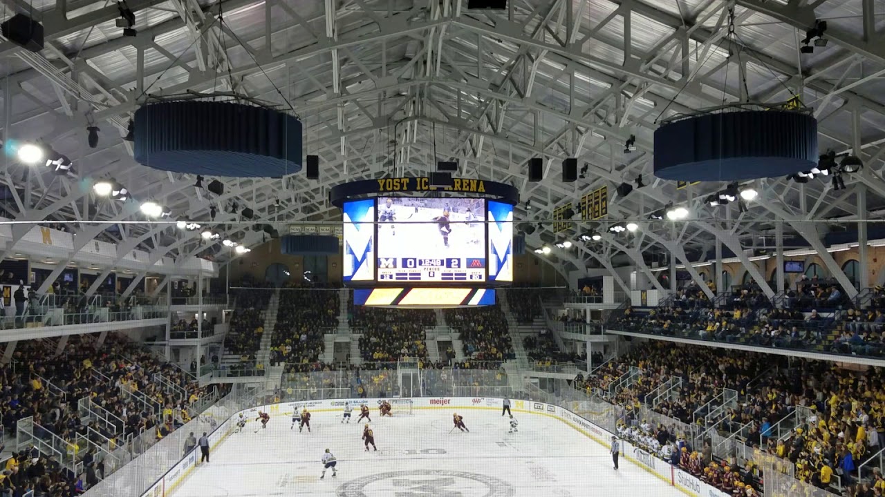 Yost Ice Arena - Michigan Hockey - YouTube