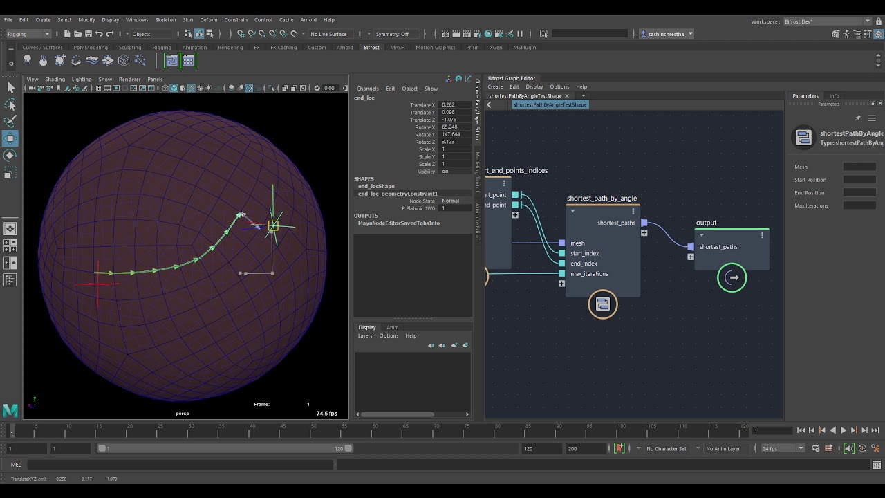 Bifrost Shortest Path By Angle - YouTube