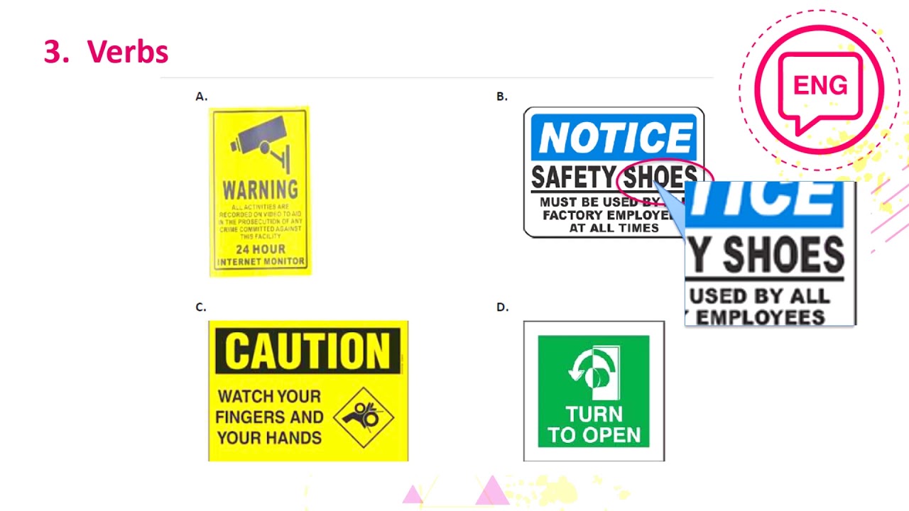 Cápsula "Vocabulario en letreros y señalética" - INGLÉS - YouTube