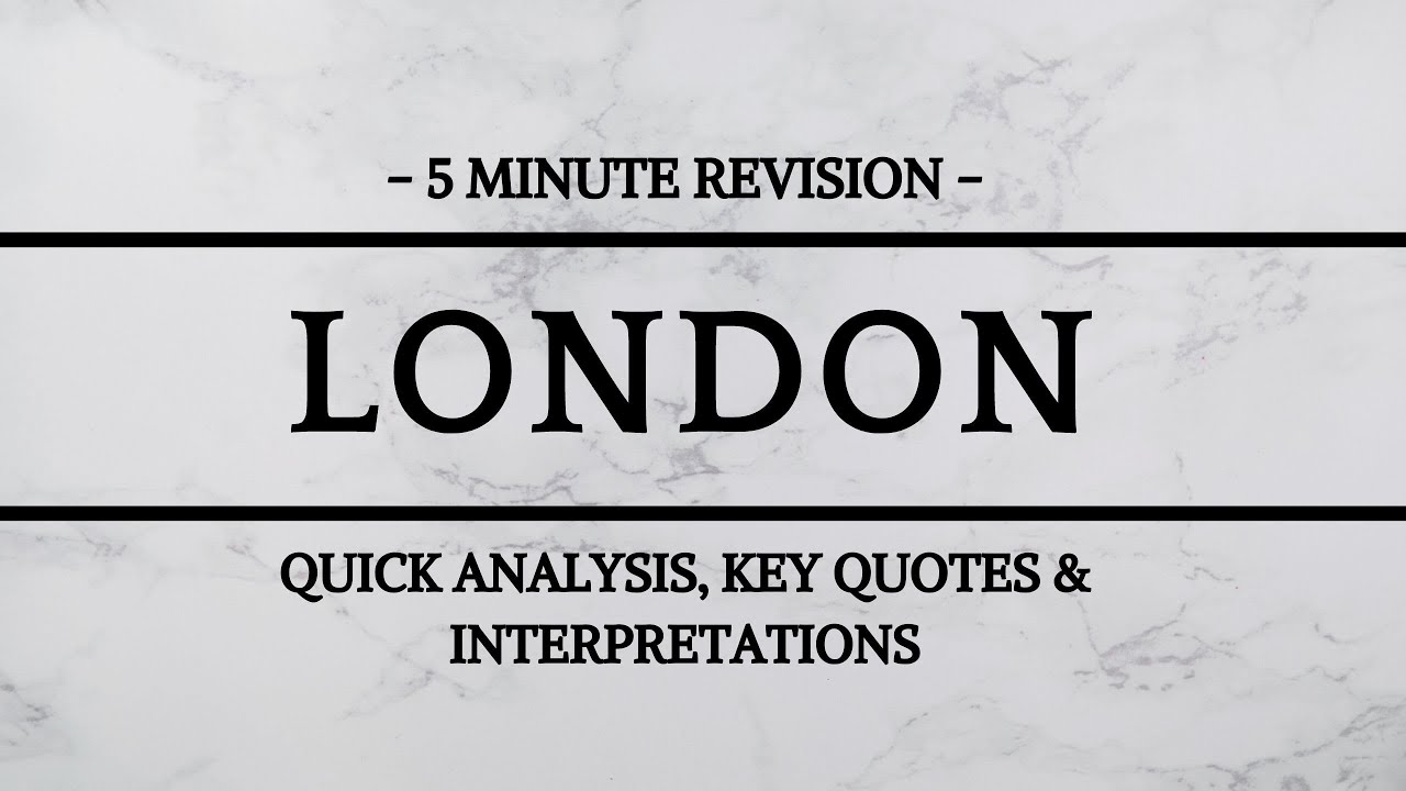 London - QUICK 5 MINUTE REVISION (AQA Power and Conflict) - YouTube
