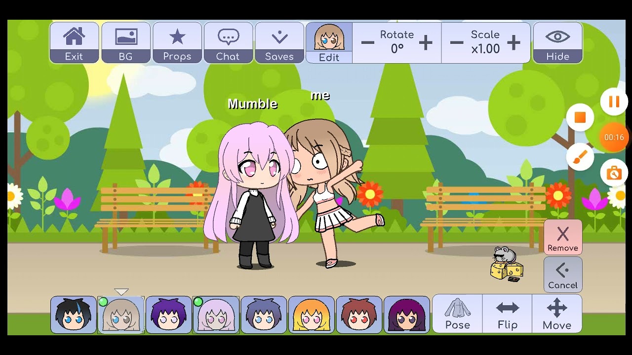 when you see a mouse in gacha life - YouTube