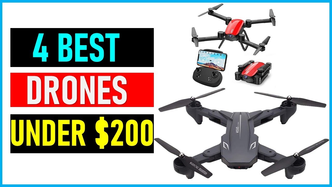 Best Drones Under $200 In 2023|| Top 4 Best Drones Under $200- Reviews ...
