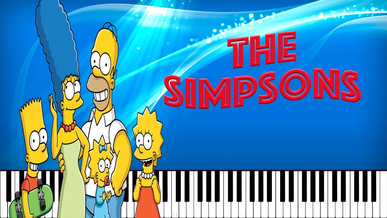 The Simpsons (Tutorial Piano Midi Partitura) - YouTube