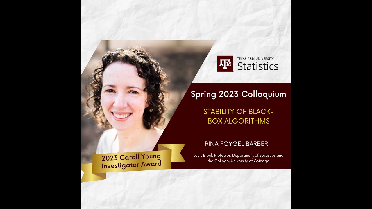 Rina Barber's Colloquium/Raymond J. Carroll Young Investigator Award ...