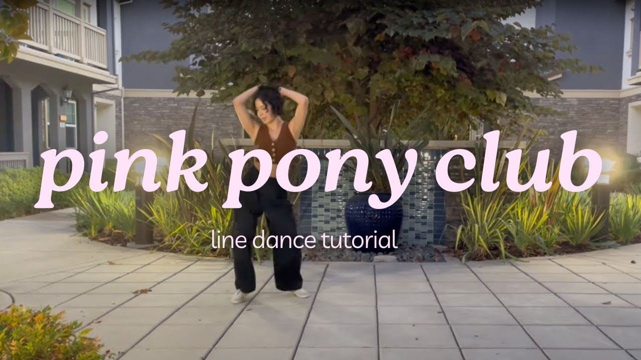Pink Pony Club Line Dance - Tutorial - YouTube