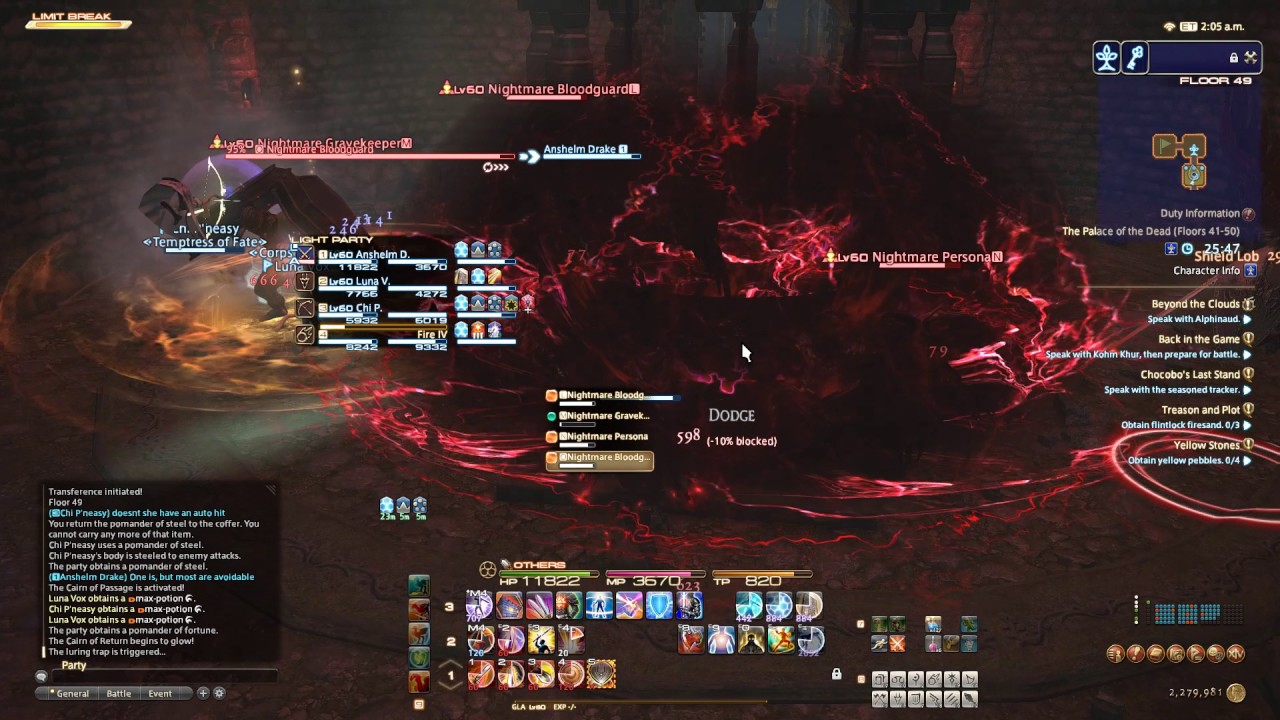 Final Fantasy XIV A Realm Reborn - Gladiator gameplay - YouTube