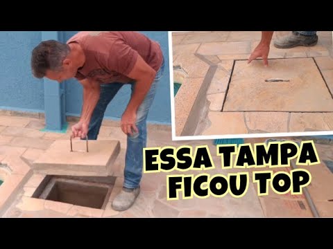 Tampa de concreto para caixa de esgoto: como fazer no passo a passo e ...