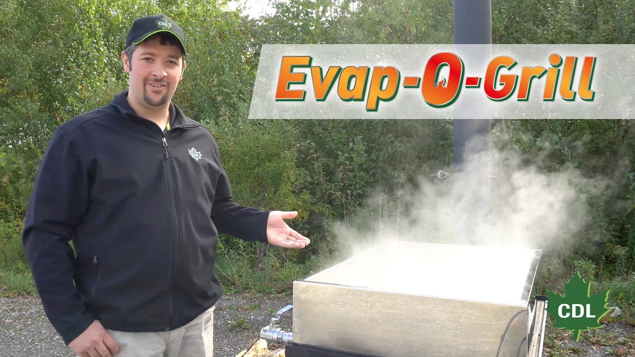 Evap-O-Grill by CDL - 2 in 1 Maple sap evaporator and BBQ grill - YouTube
