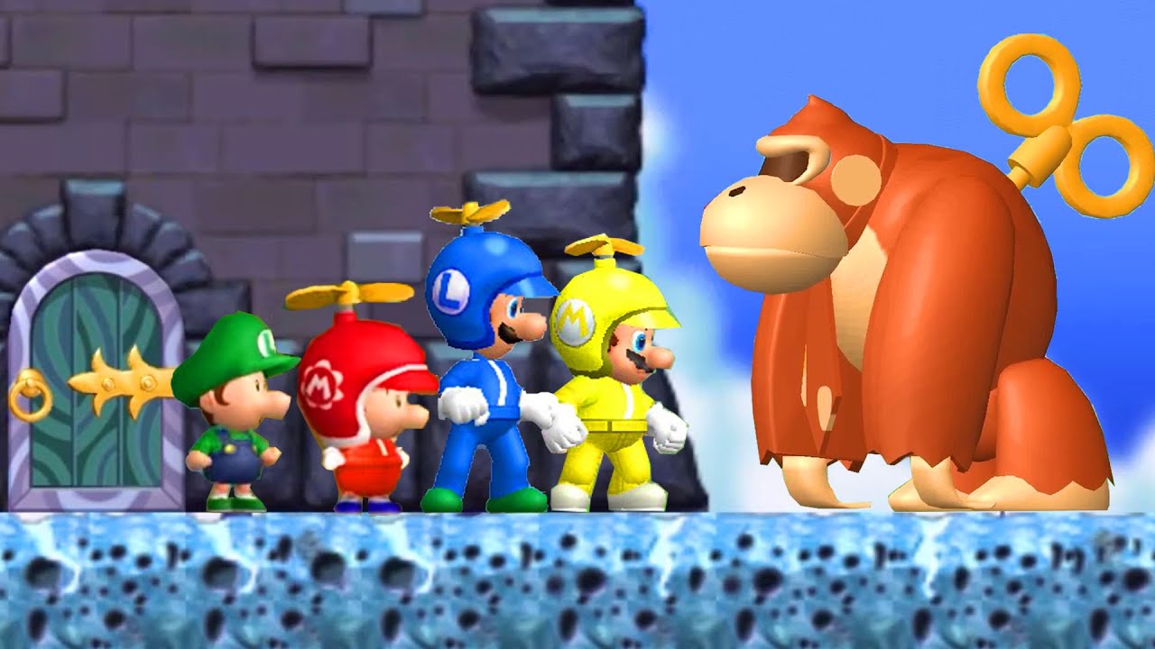 New Super Mario Bros: Generations - (4 Player Co-Op) #21 - YouTube