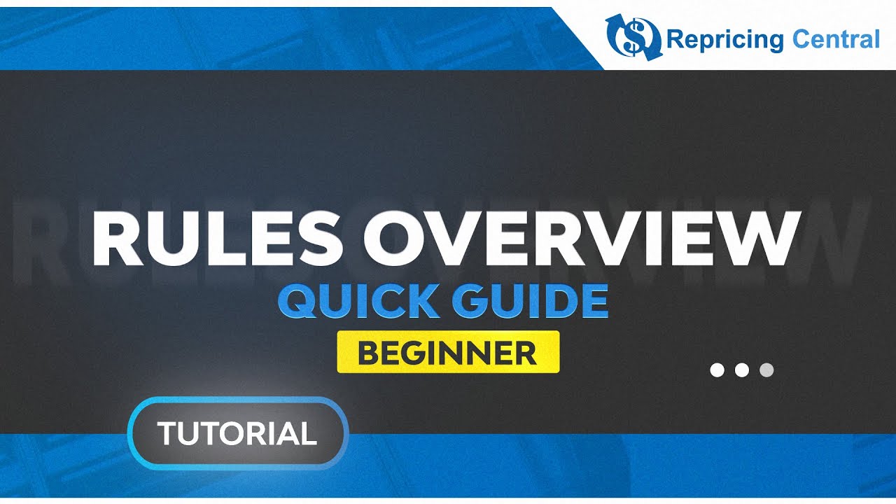 BQool Rules Overview: Rule-Based, AI and Conditional Repricing - YouTube