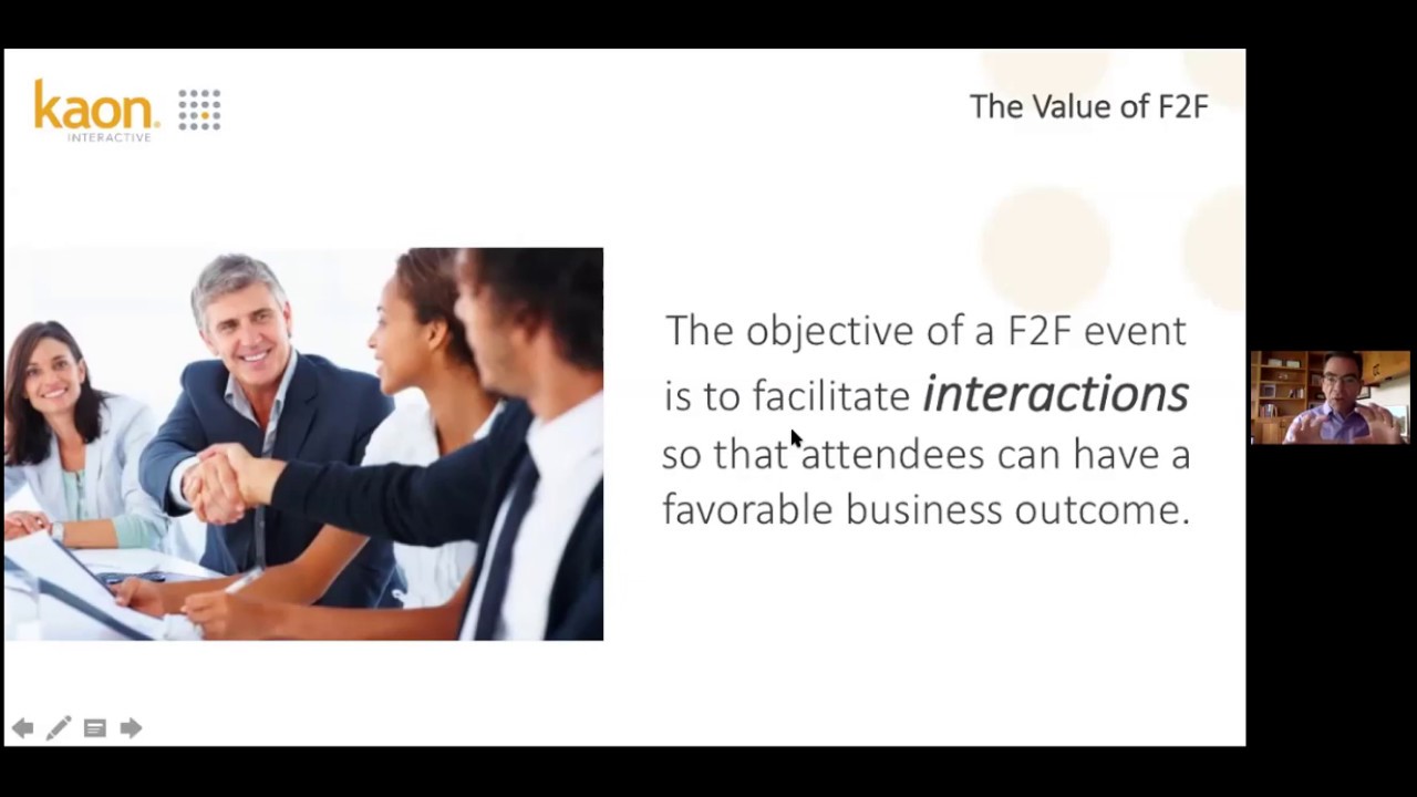 Webinar: Bringing the Value of F2F to Virtual Meetings, Briefings ...
