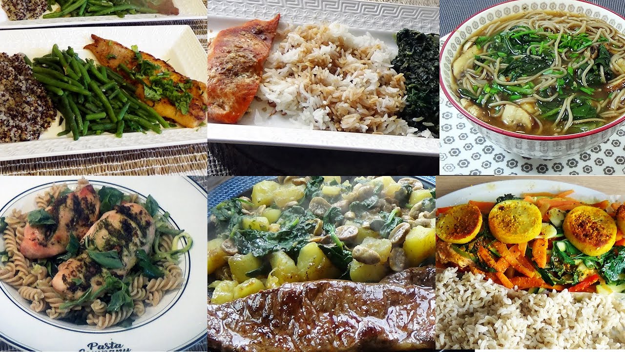 6 recettes équilibrées pour maigrir sans s'affamer - YouTube