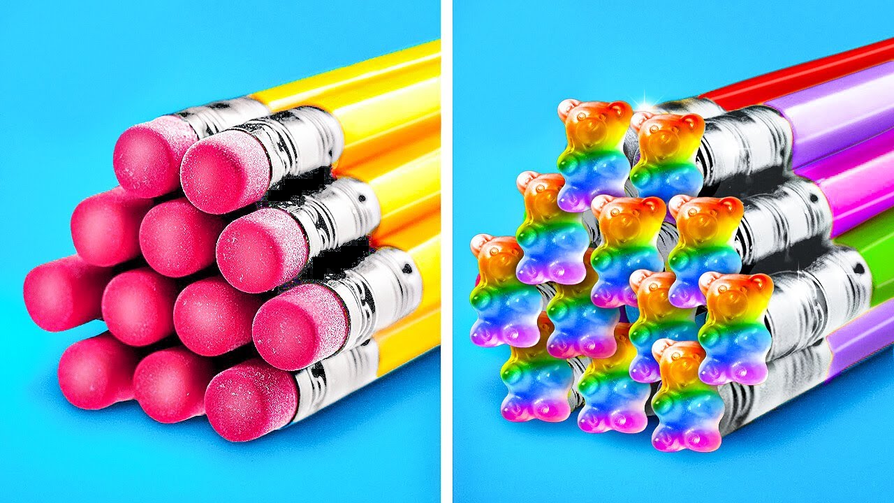 FUNNY WAYS TO SKEAK CANDIES ||Cool Ideas To Sneak Anything Anywhere!DIY ...