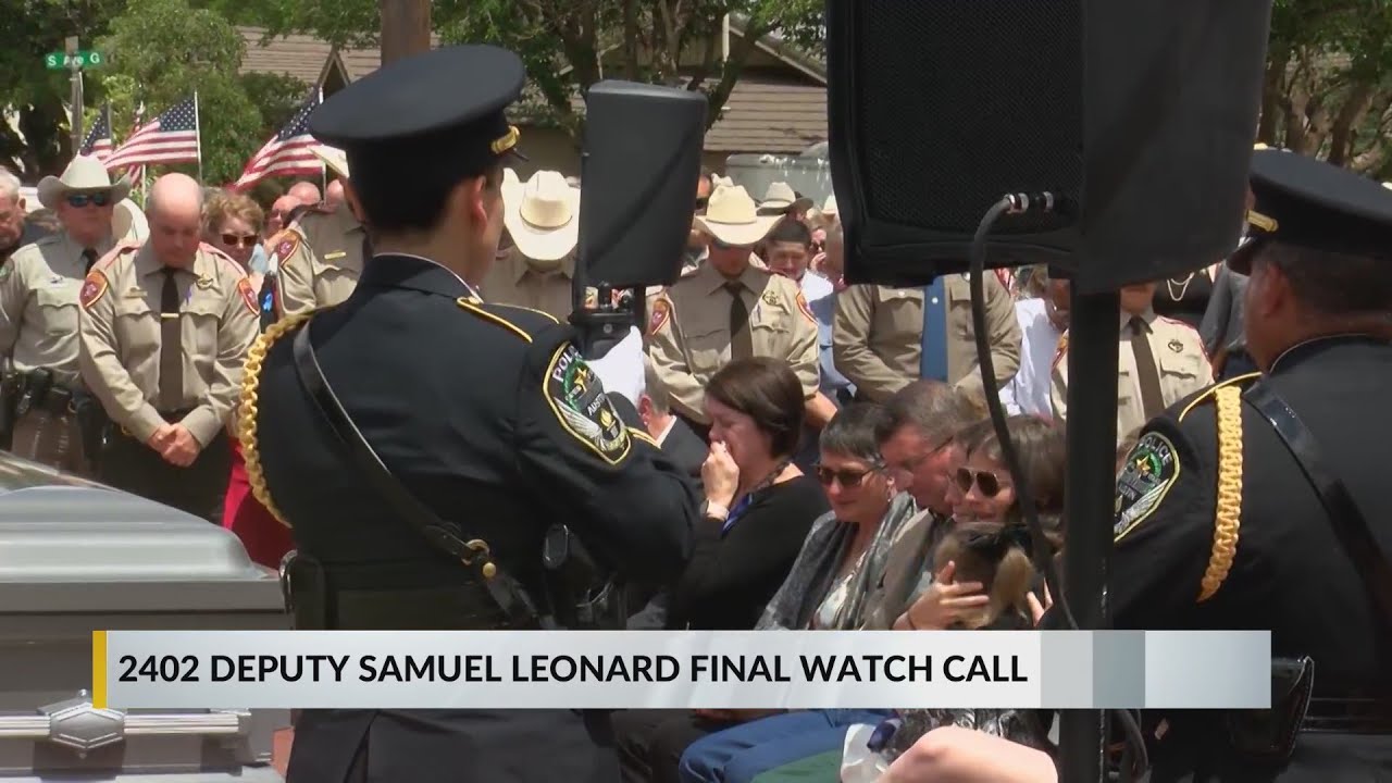 Concho County Deputy Samuel Leonard laid to rest in Lamesa - YouTube