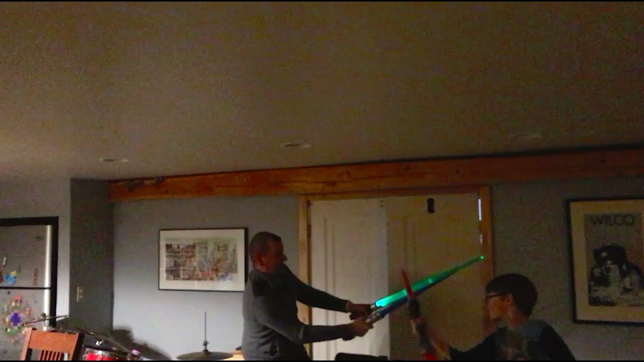 Epic Lightsaber Duo - YouTube