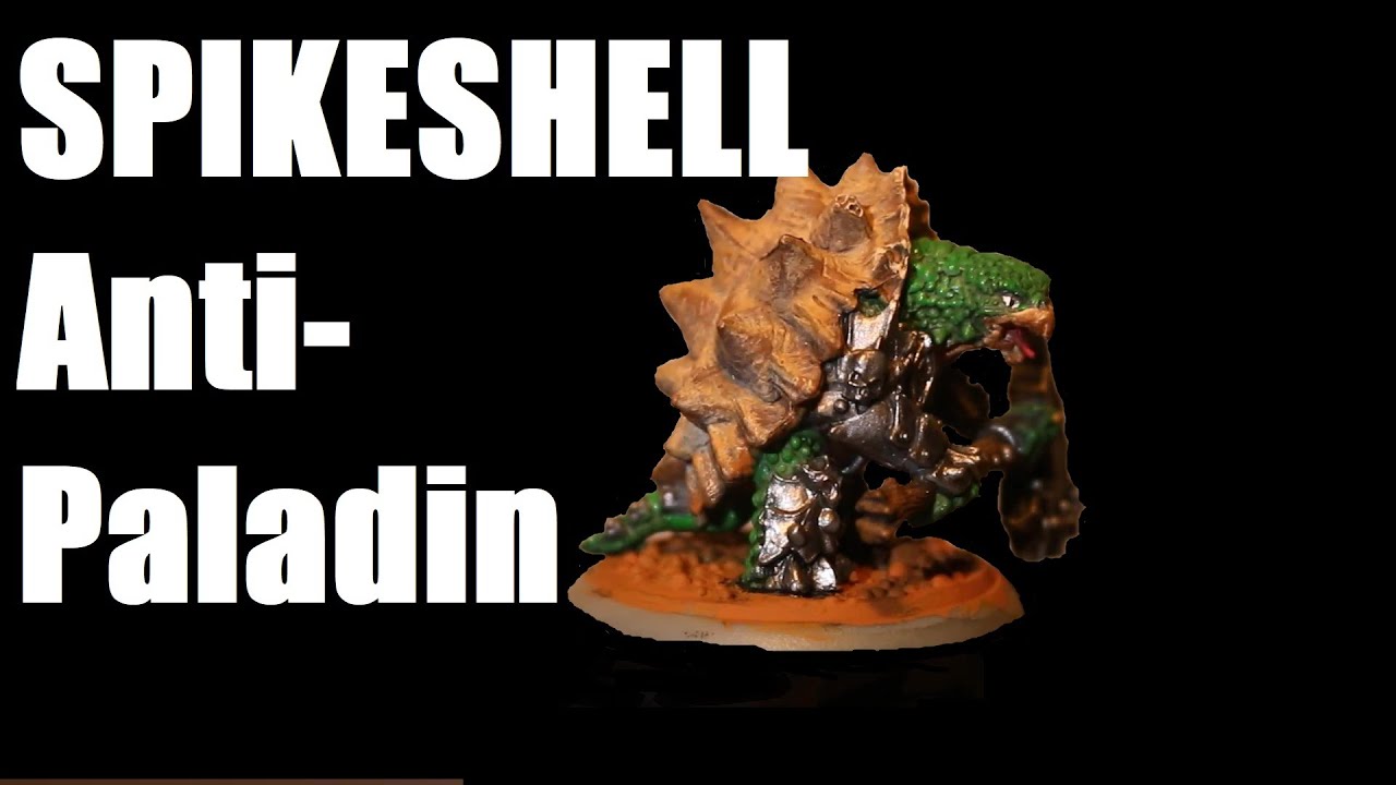 EPIC TURTLE MINIATURE: Reaper Bones 5 Spikeshell Anti-Paladin - YouTube