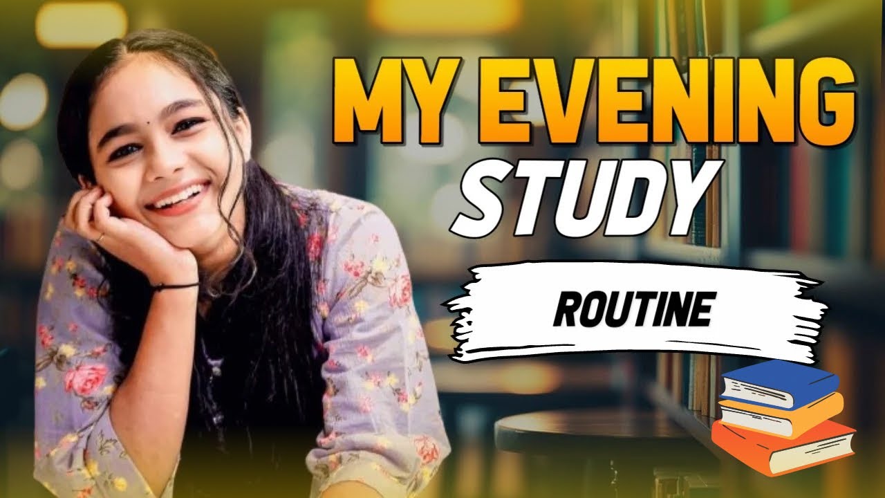 My Evening Study Routine 📚📖🤯| Shivani Menon | Study Routine | Study Tips and Hacks - YouTube