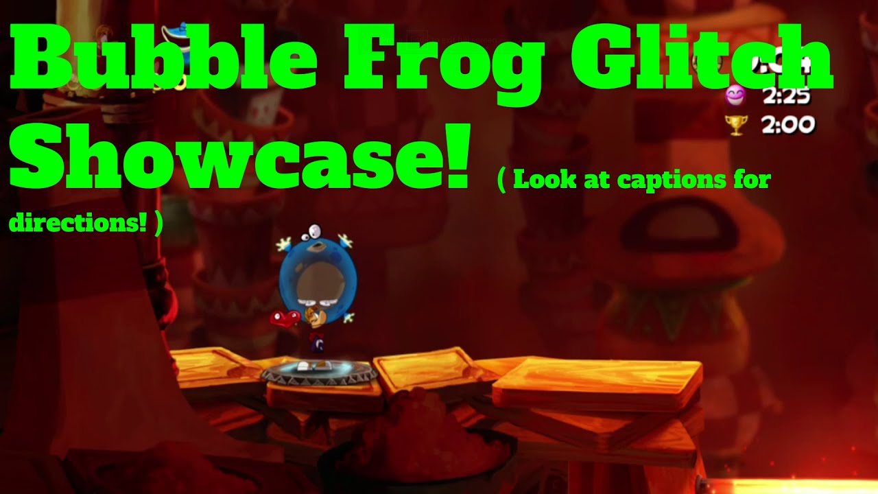 Bubble Frog Glitch Showcase! I Rayman Origins - YouTube