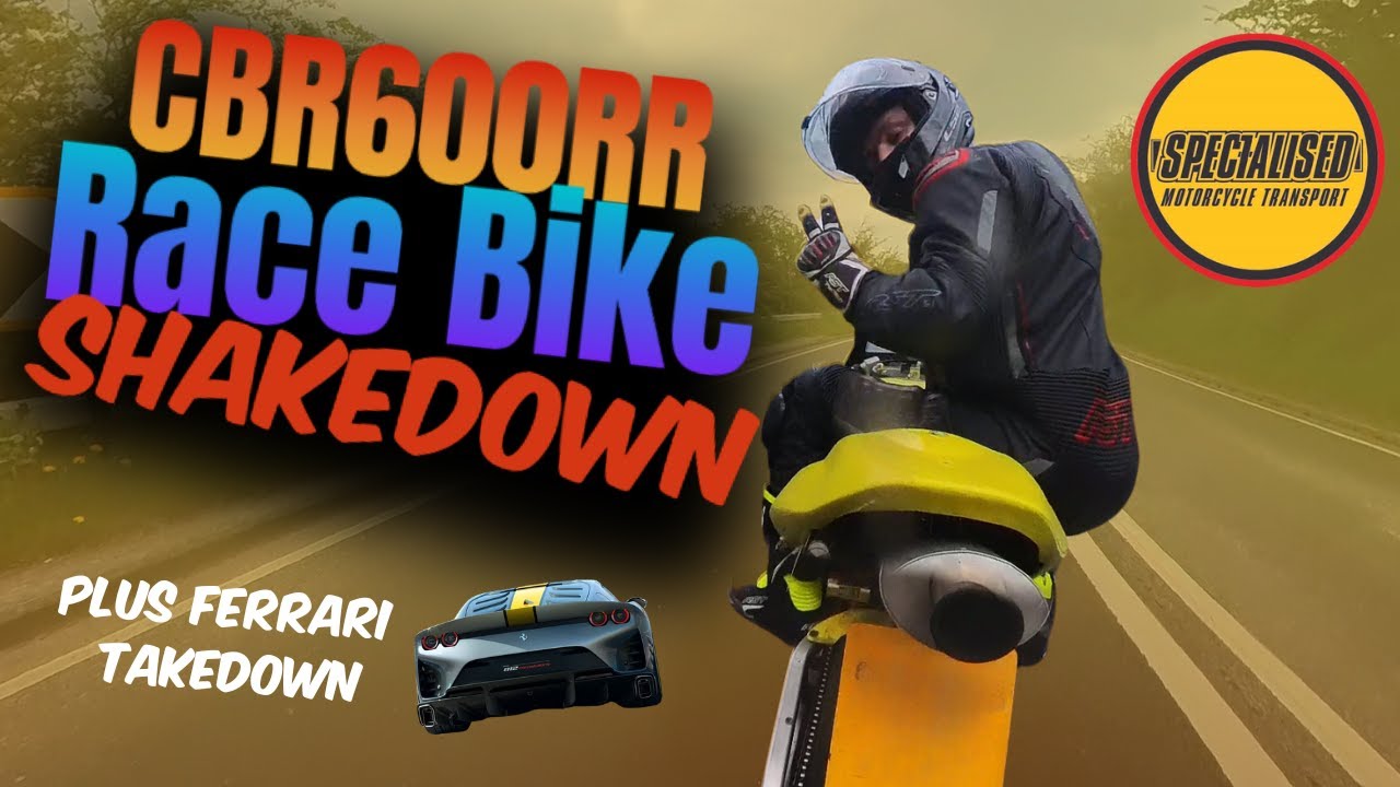 Honda CBR600RR Race bike Vs Ferrari 812 Competizione - YouTube