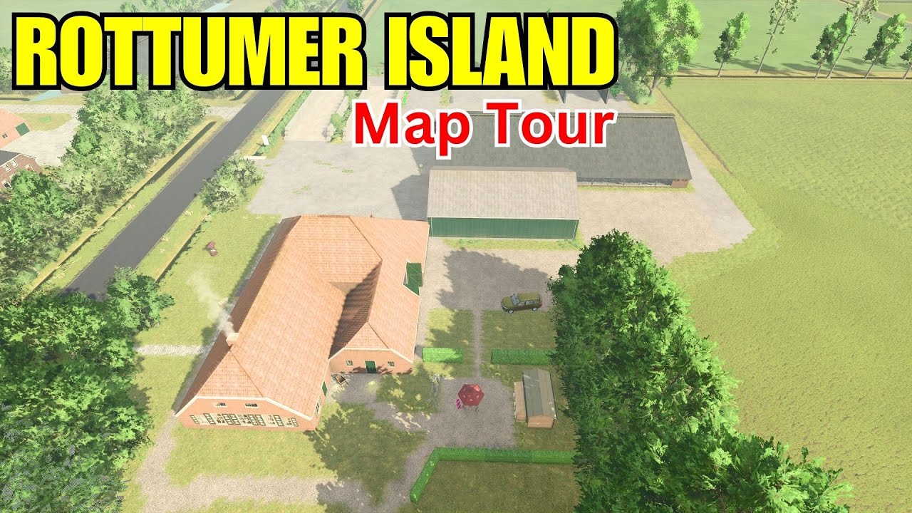 Rottumer Island Map – Map Tour – Farming Simulator 25 - YouTube