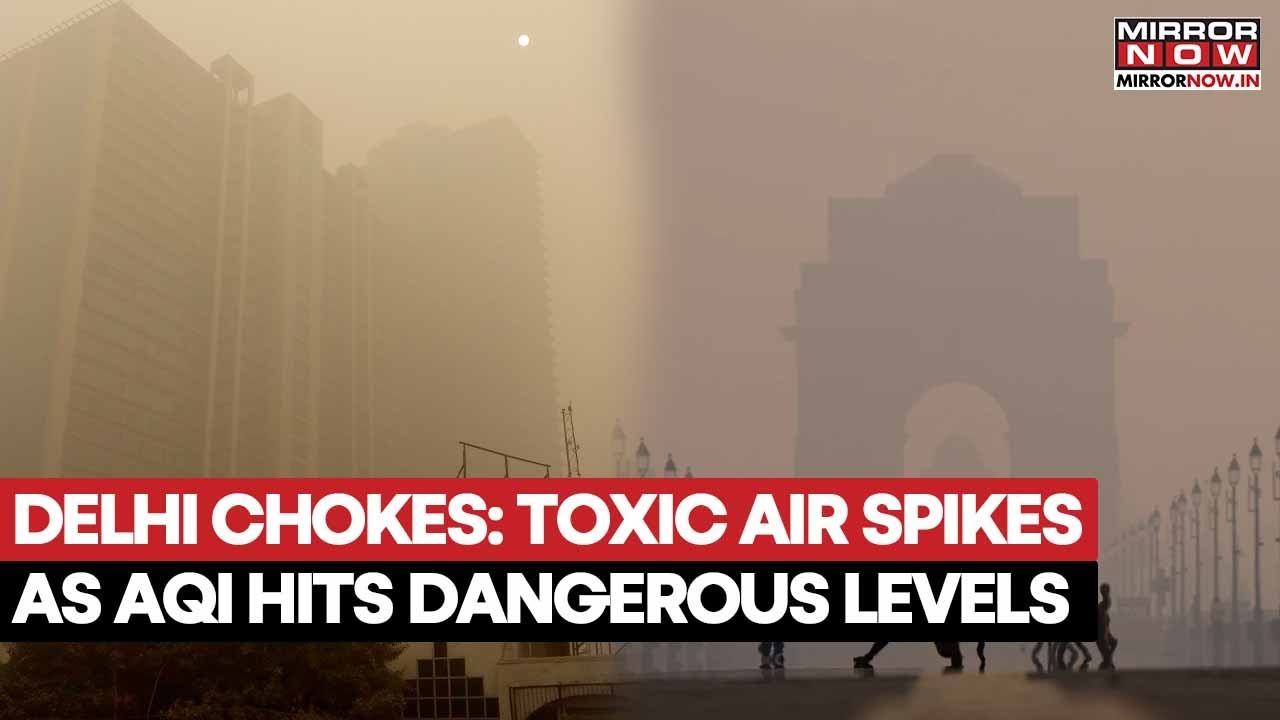 Delhi Nears ‘Severe’ Pollution Level With 14 Stations Recording AQI ...