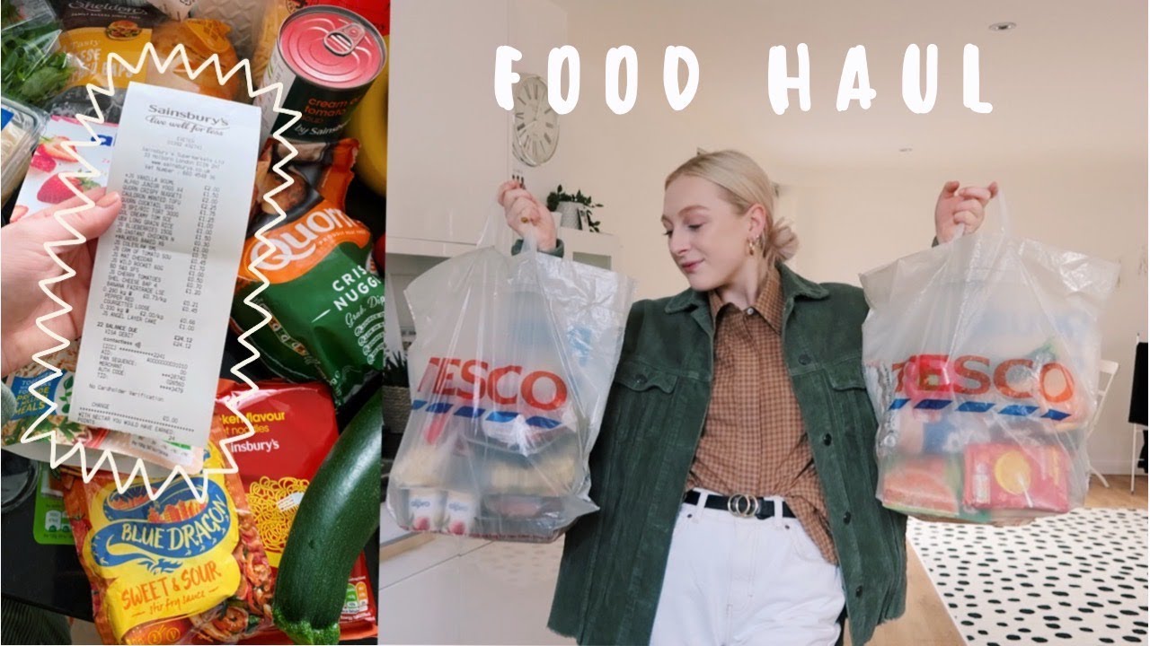 WEEKLY FOOD SHOP FOR ONE | EMILY ROSE - YouTube