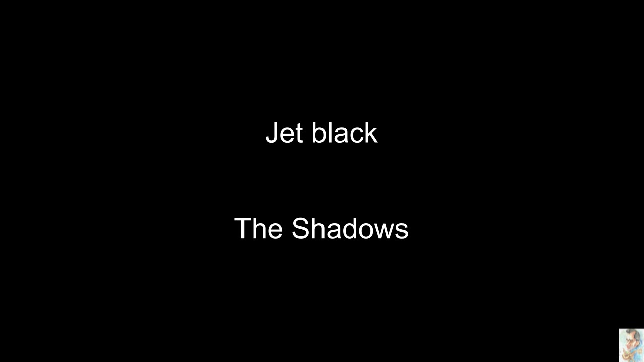 Jet black 2 (The Shadows) - YouTube