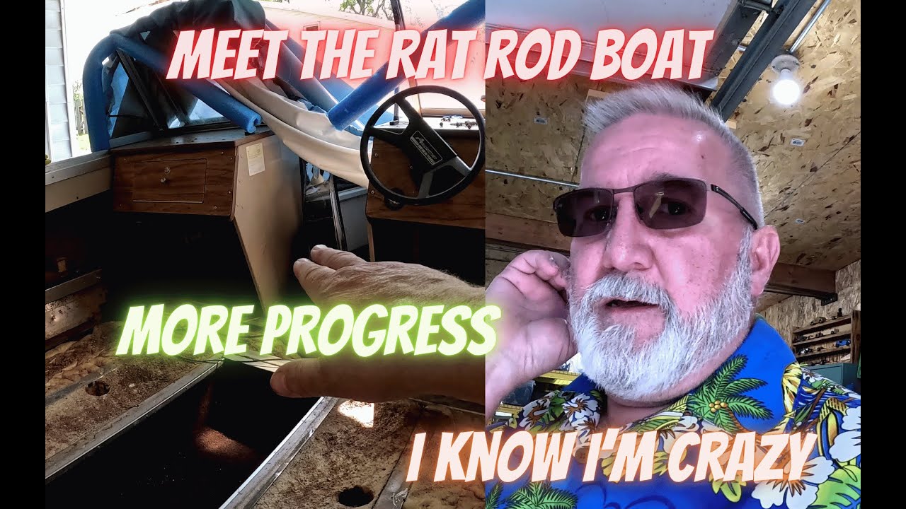 1986 Alumacraft Rat Rod Boat part 6 Mercury 90hp - YouTube