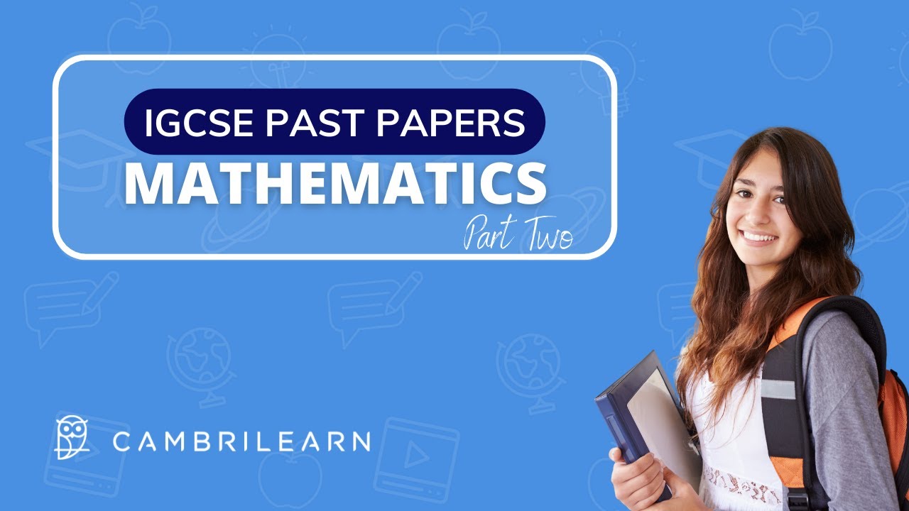 IGCSE Mathematics Oct/Nov 2021 past paper review (part 2) - YouTube