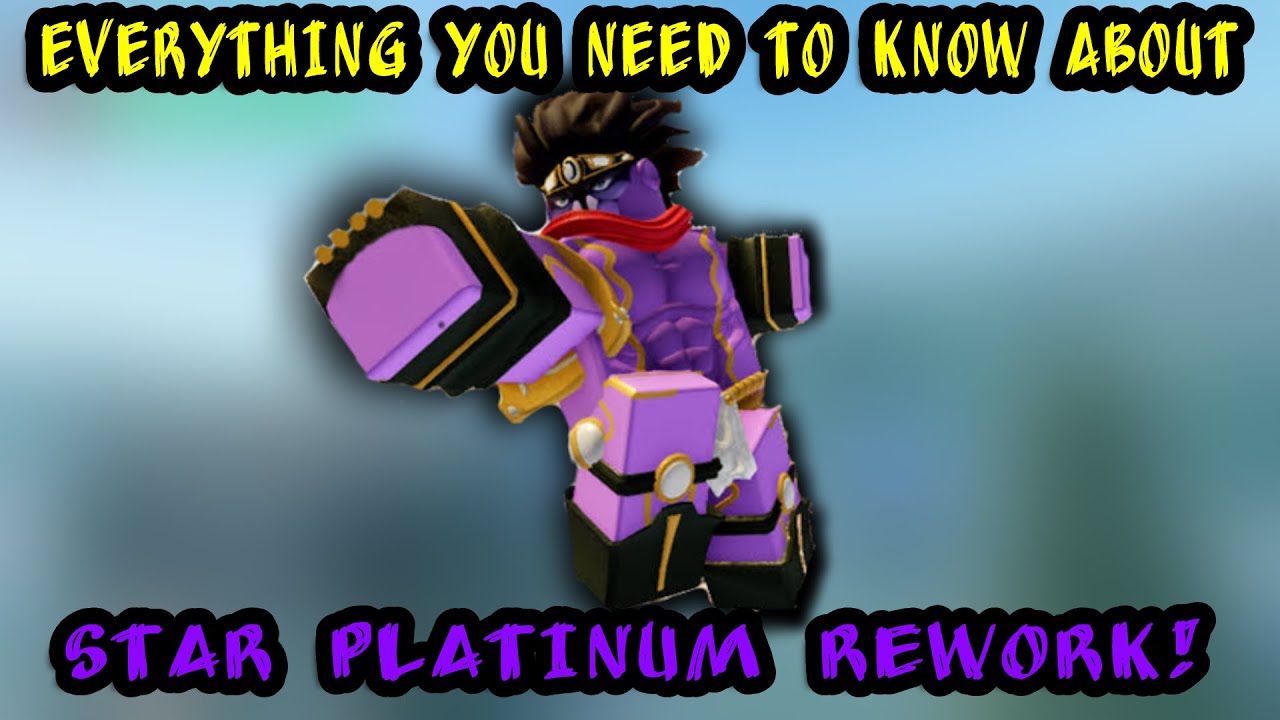 [AUT] Info About Star Platinum REWORK! - YouTube