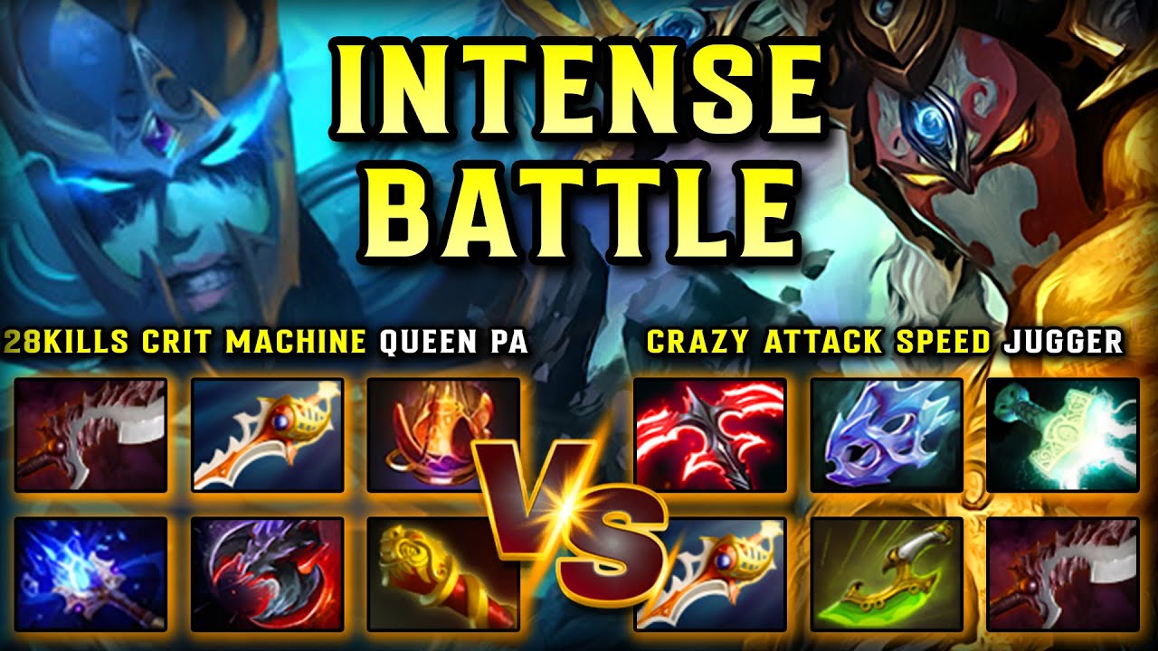 INTENSE MEGA COMEBACK | 28KILLS CRIT MACHINE PHANTOM ASSASSIN VS. CRAZY ...