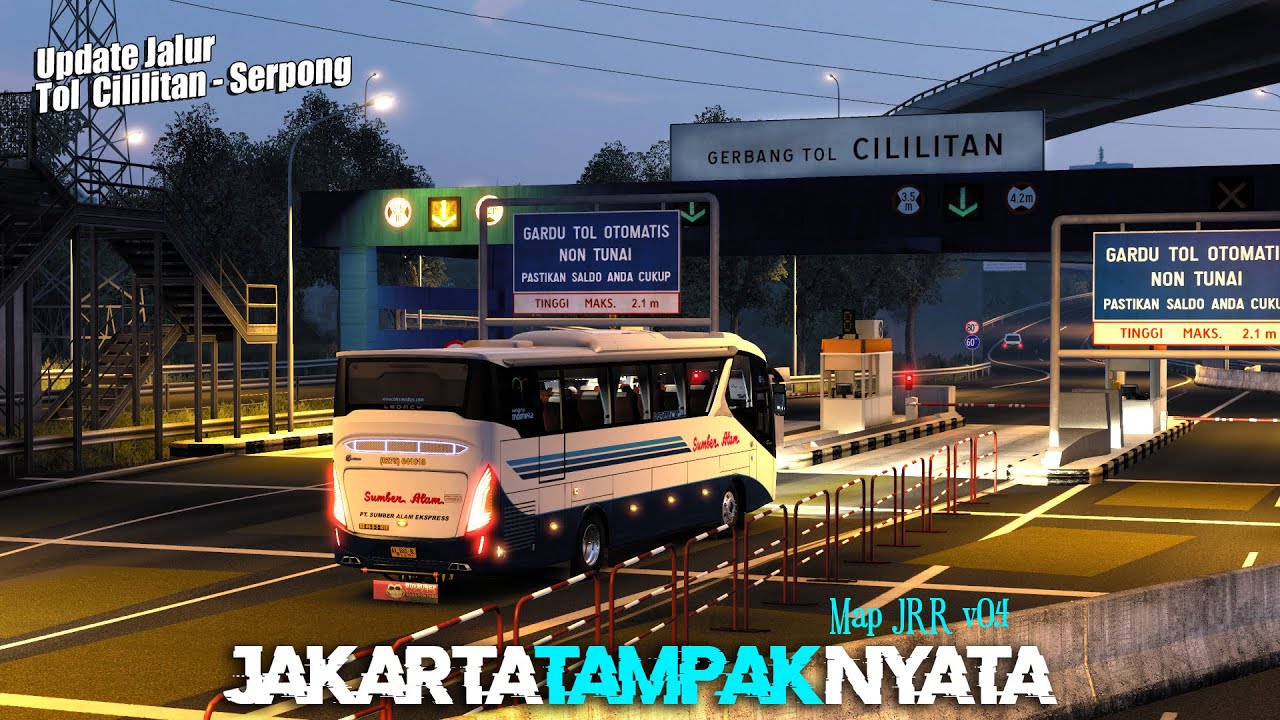Wah, ada jalur Tol Cililitan di Update Map ini 😱 Mudik dengan Sumber ...