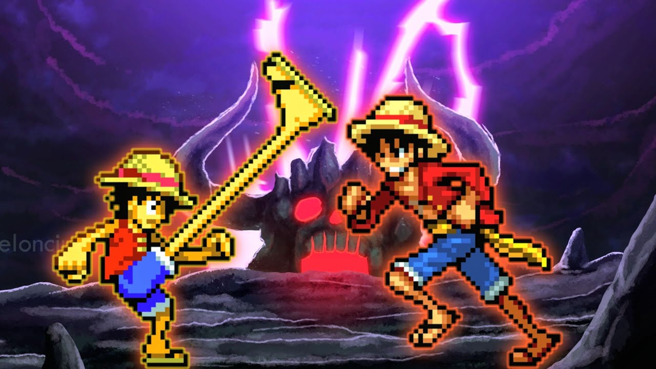 Luffy Start OP VS Luffy 5th Emperor OP in Jump Force Mugen - YouTube