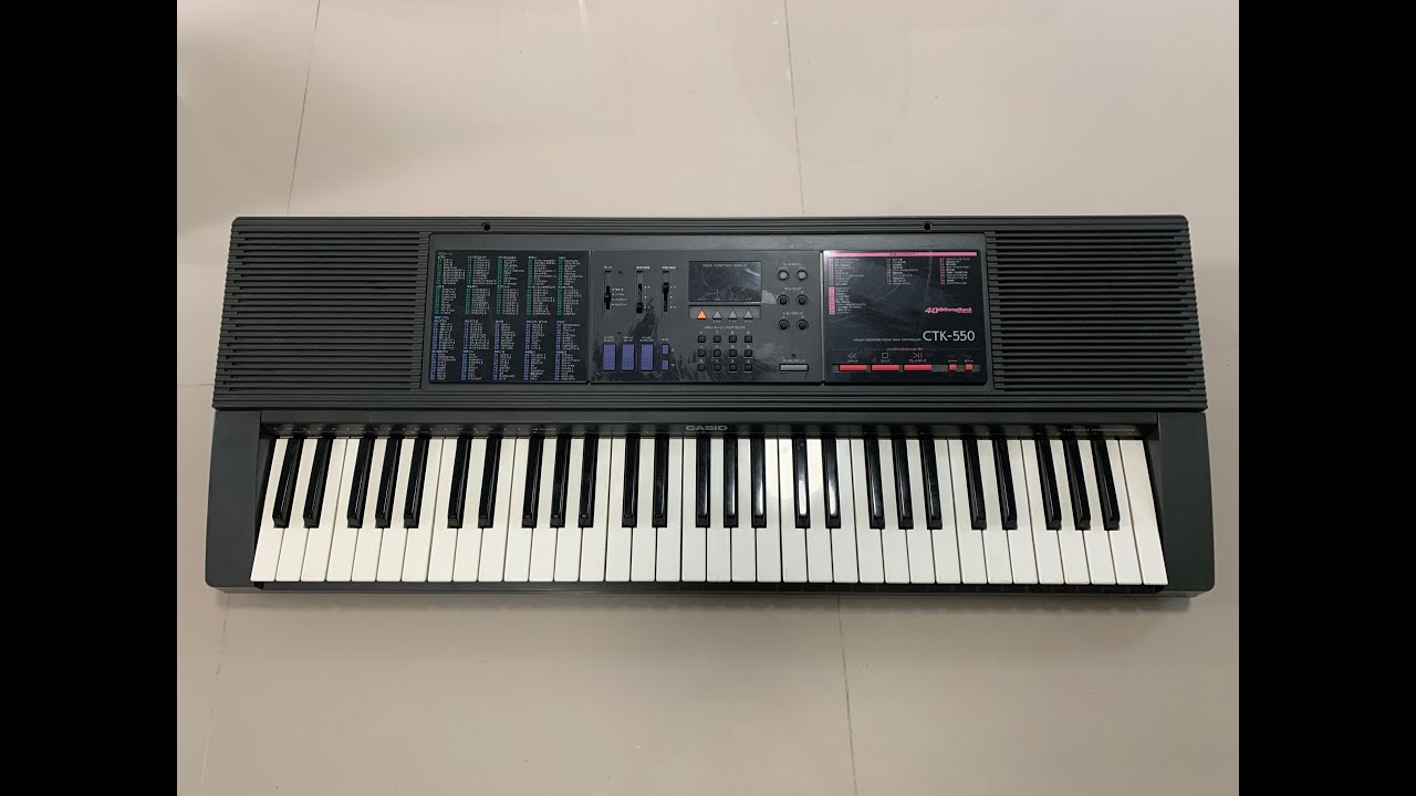 ทดสอบเสียง casio ctk 550 - YouTube