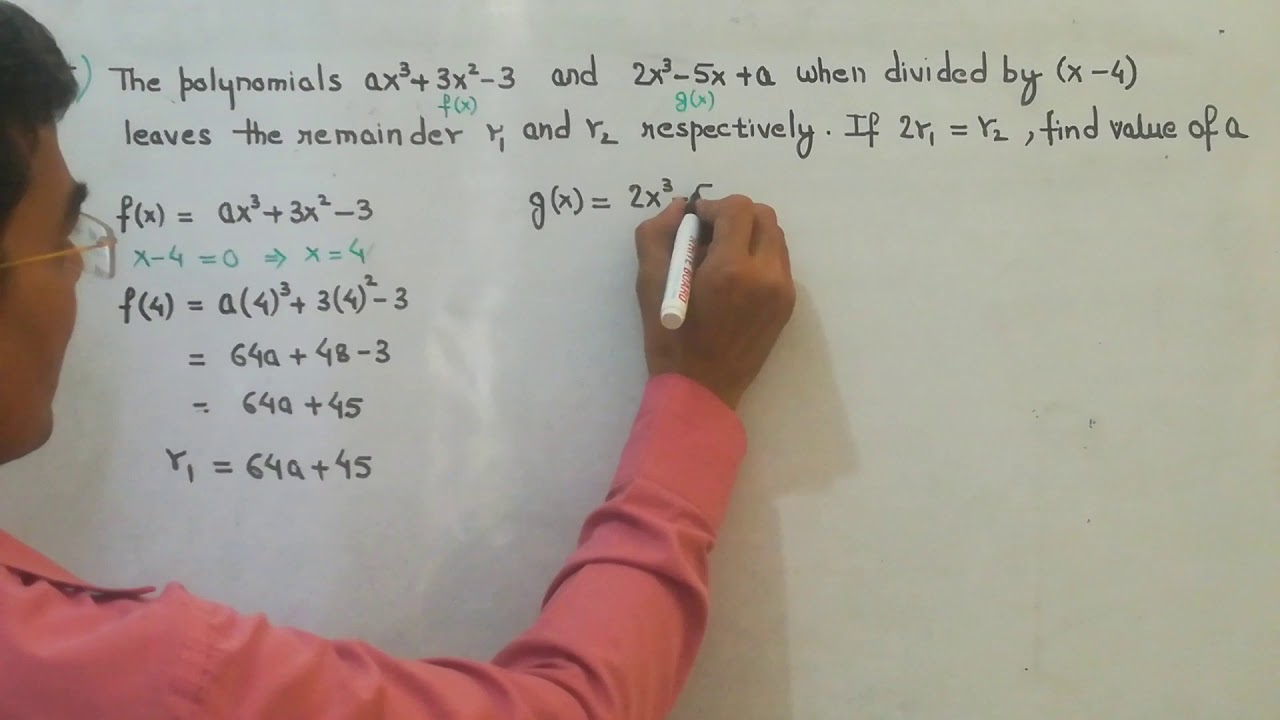 Remainder & Factor theorem Part-2 (class 10th) - YouTube