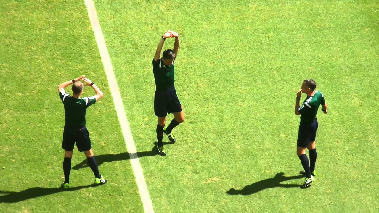 Funny referee warm up! - YouTube