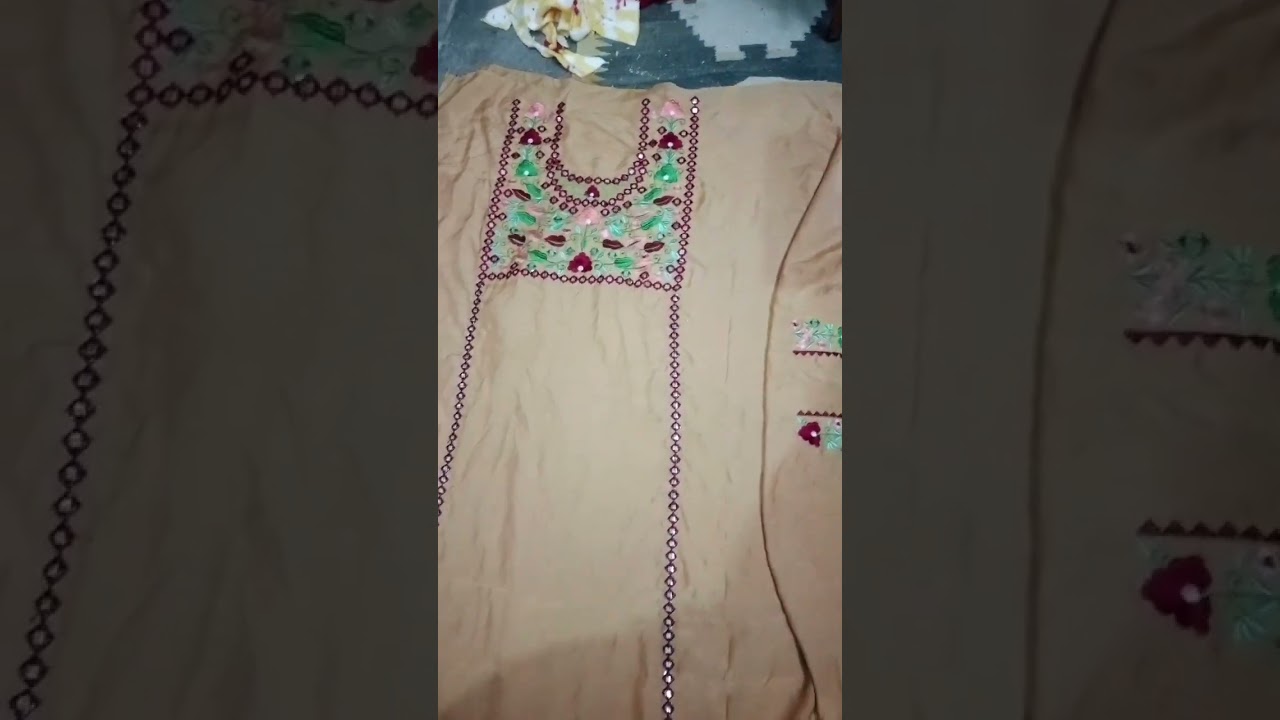 New Heavy Mirror work Kadai. Heavy Gala Design suit kadai. Unique Kadai ...