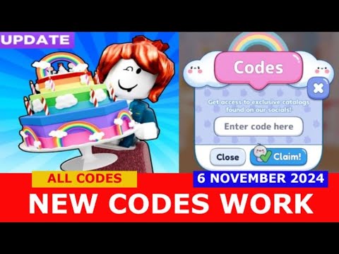 *NEW CODES* [UPD🎨] Cake Off! ROBLOX | ALL CODES | NOVEMBER 6, 2024 ...