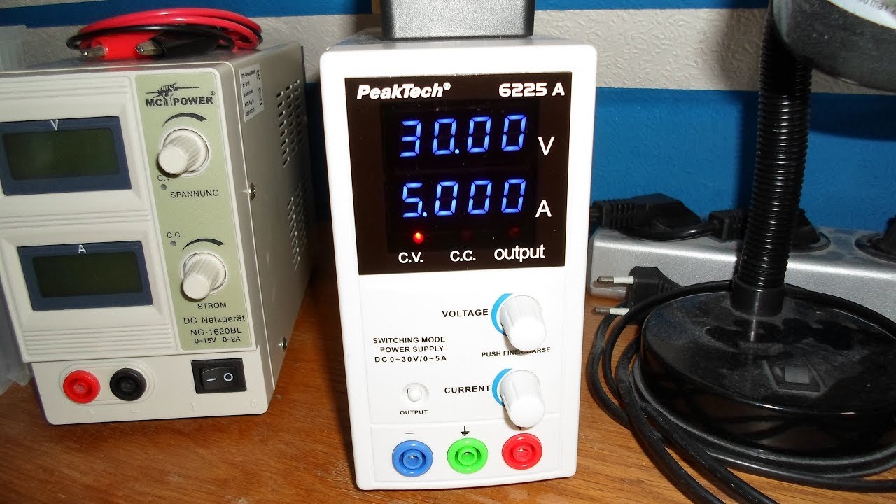 Peaktech 6225A Labornetzteil Unboxing - YouTube