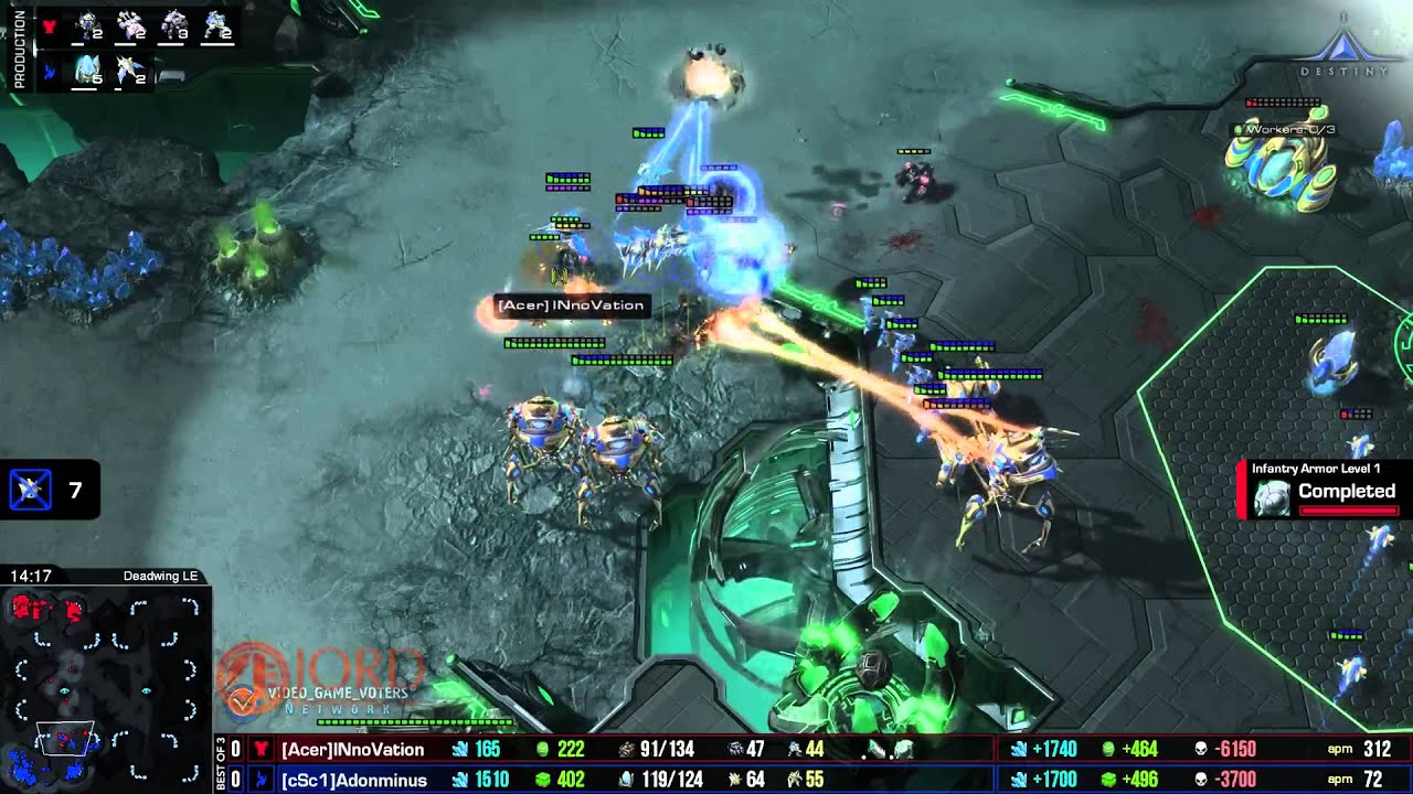 Starcraft 2 INnoVation vs Adonminus Game 1 SC2 HOTS Tournaments - YouTube