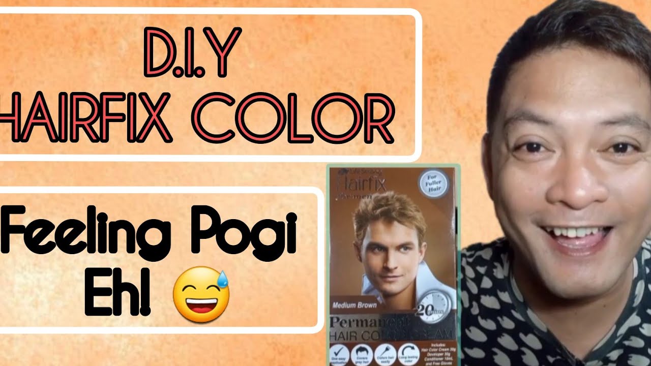 HOW TO DYE HAIR USING HAIRFIX COLOR FOR MEN - YouTube
