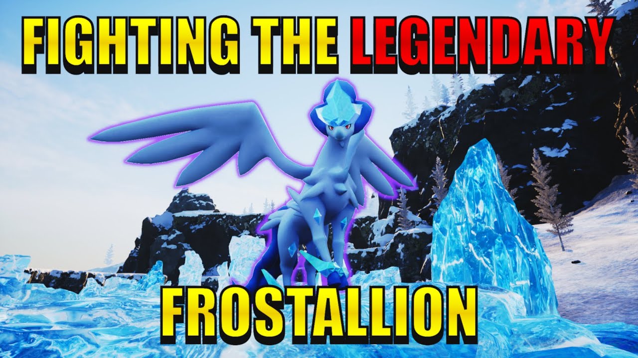 I Tried Fighting The Legendary Boss Frostallion in Palworld - YouTube