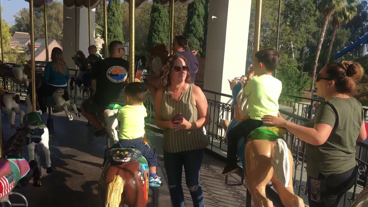 California’s Great America Carousel Columbia Upper Ride Nov/9/2019 ...