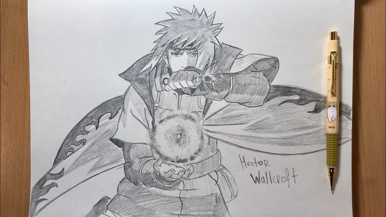 Minato Drawing In Pencil