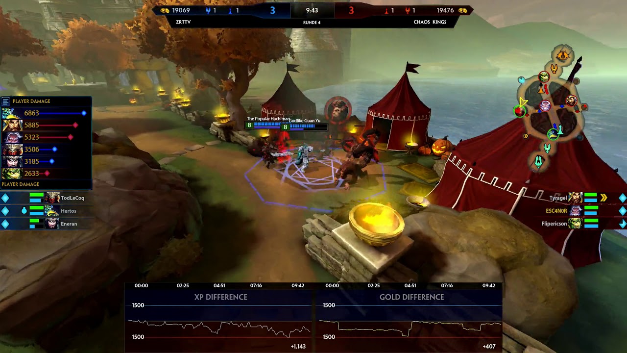 SMITE Crossplay Titans Cup #13 - Runde 4 - Zrttv vs. Chaos Kings - YouTube