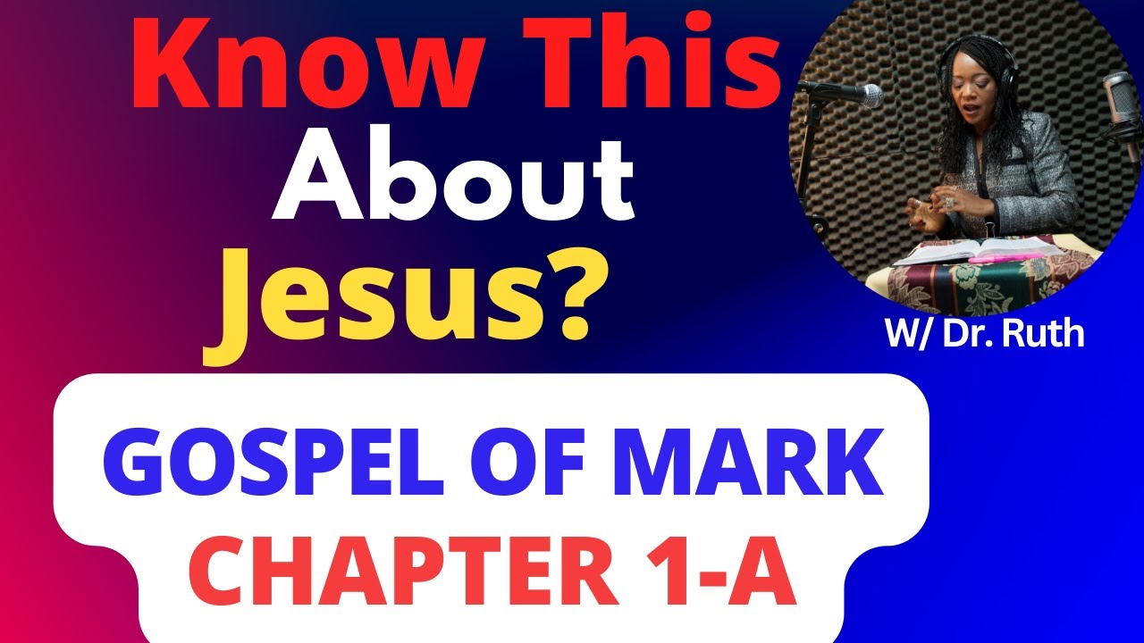 Why The Sinless Son of God Was Baptized? Mark Chapter 1 (Part A), Dr ...